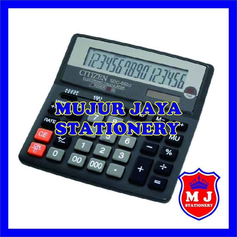 KALKULATOR 16 DIGIT CITIZEN SDC 660 - MJS 438