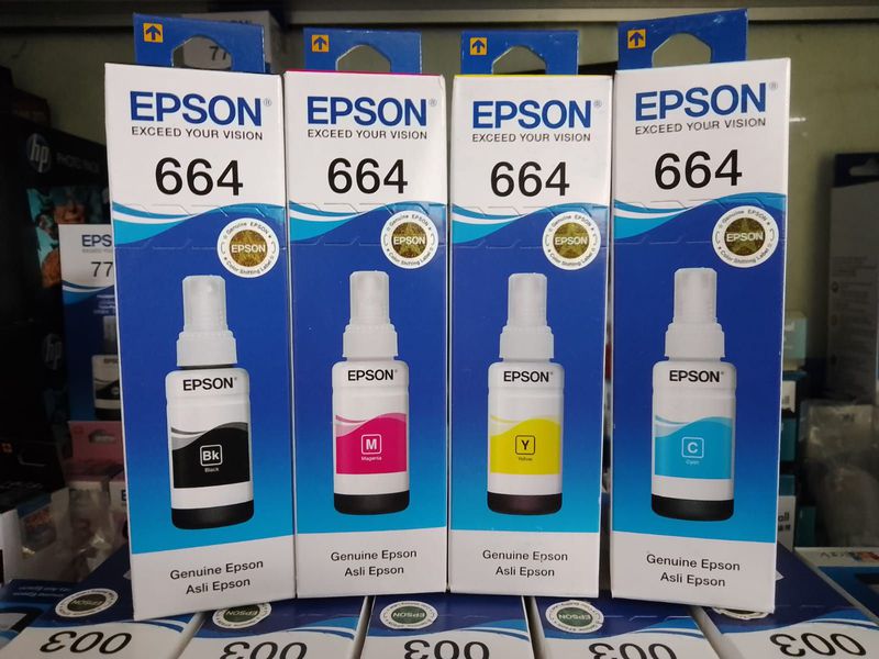 Tinta Epson 664 Original - Kuning