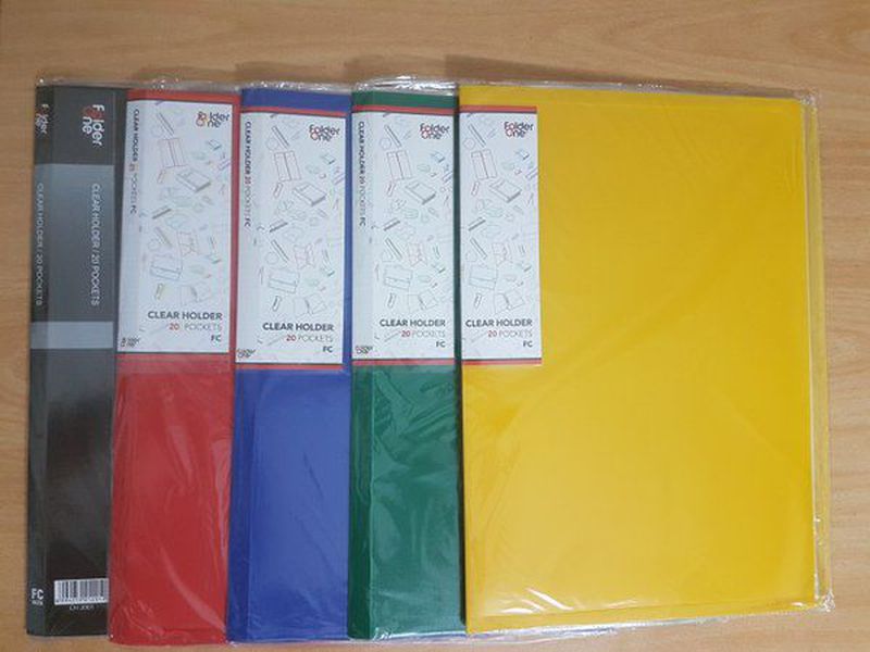 Clear Holder Isi 20 Sheet - Kuning