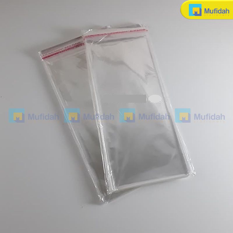 Plastik OPP 12x25cm Daun Mas