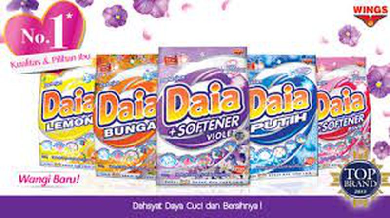 Daia Detergent 850 gr - Ungu