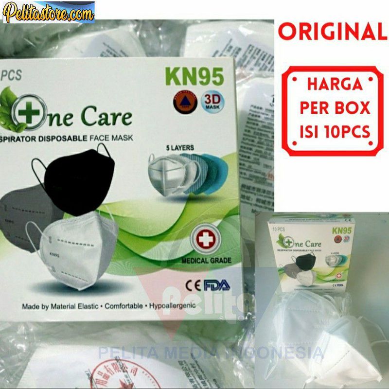 Masker KN95 One Care - Hitam
