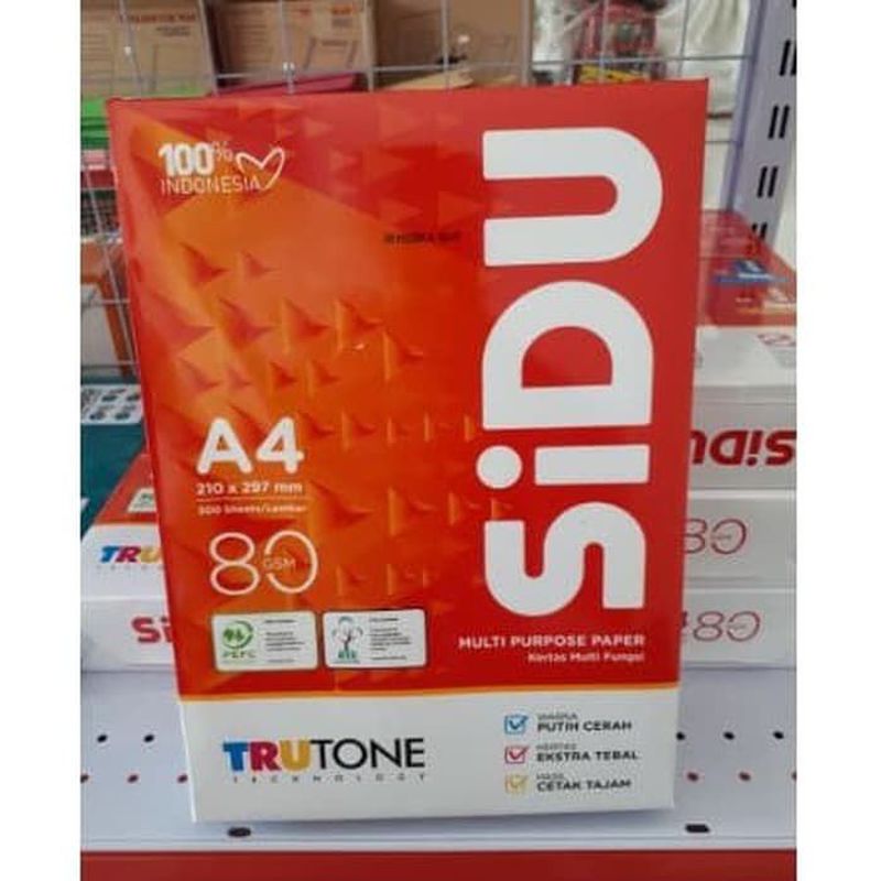 Kertas A4 Sidu 80Gr