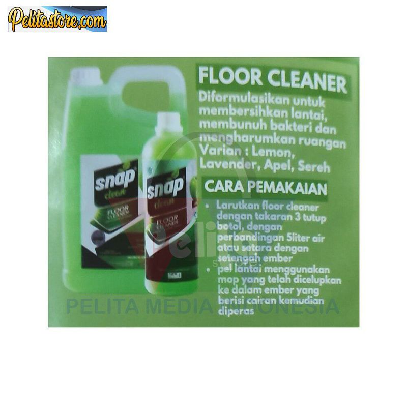SNAP FLOOR CLEANER 4 Liter - Lavender