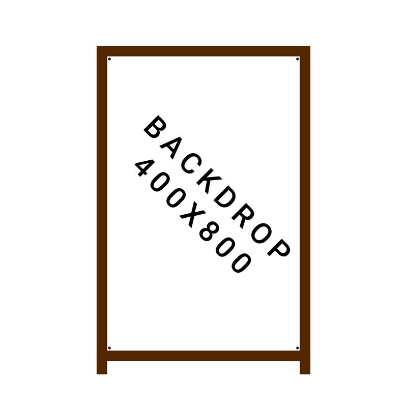 Backdrop 4x8 meter (400x800 centimeter)