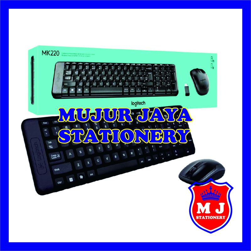 KEYBOARD + MOUSE WIRELESS LOGITECH MK-270 - MJS 471
