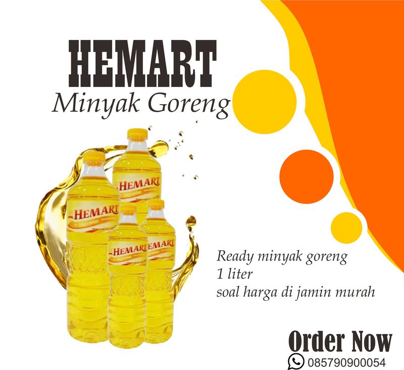 MINYAK GORENG HEMART 1LITER