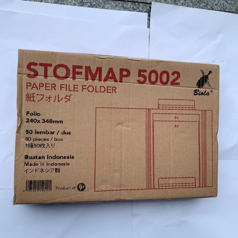 Stofmap Folio Merk Biola - CC1 - Kuning