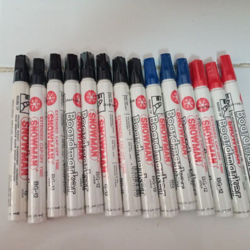 Spidol Whiteboard Snowman