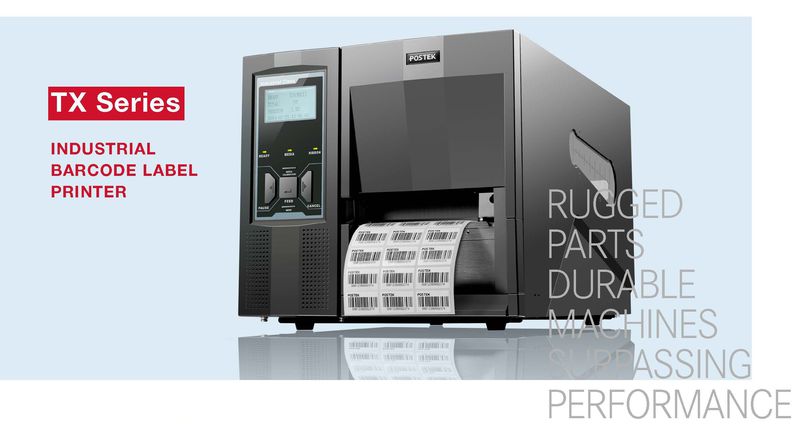 Postex TX3 Printer Label Barcode
