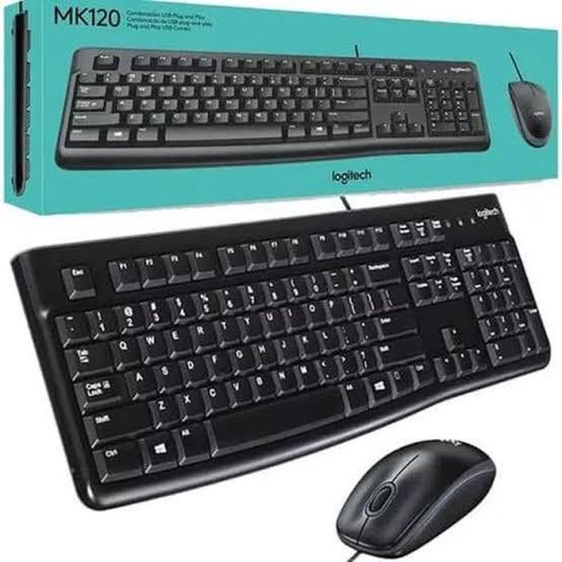 Logitech K120 Keyboard Wired USB Full Size