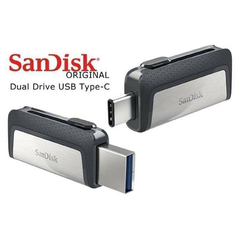 Flashdisk SanDisk 16GB / Flashdisk 16GB Ultra Dual Drive Type C USB3.1