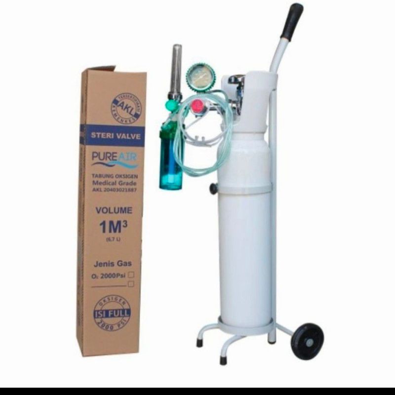 Oxygen 1m3 set lengkap