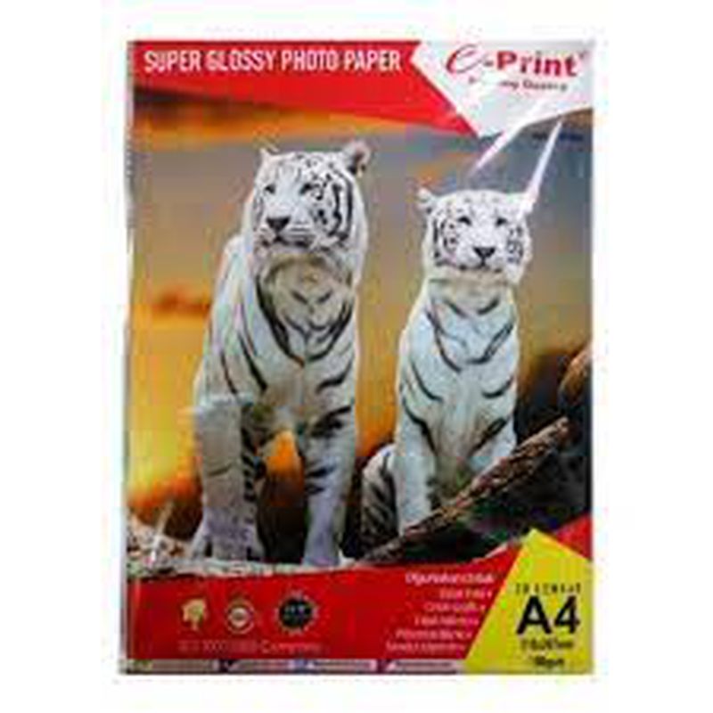 SUPER GLOSSY PHOTO PAPER A4 180 GSM KERTAS FOTO
