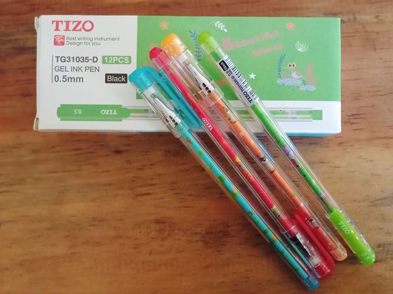BOLPOIN TIZO BERGAMBAR (GEL INK PEN) 0,5mm