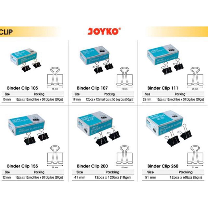 Binder Clips - 105