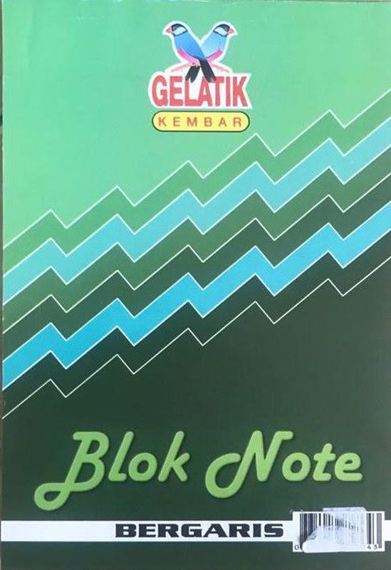 BLOCK NOTE BERGARIS UKURAN 10,5 X 15,5 CM