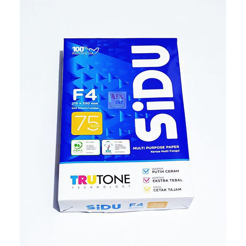 KERTAS HVS F4 75 GRAM / RIM