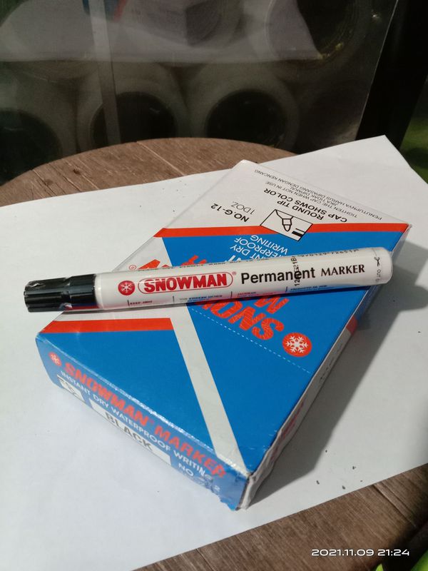 Spidol besar snowman marker - Snowma2