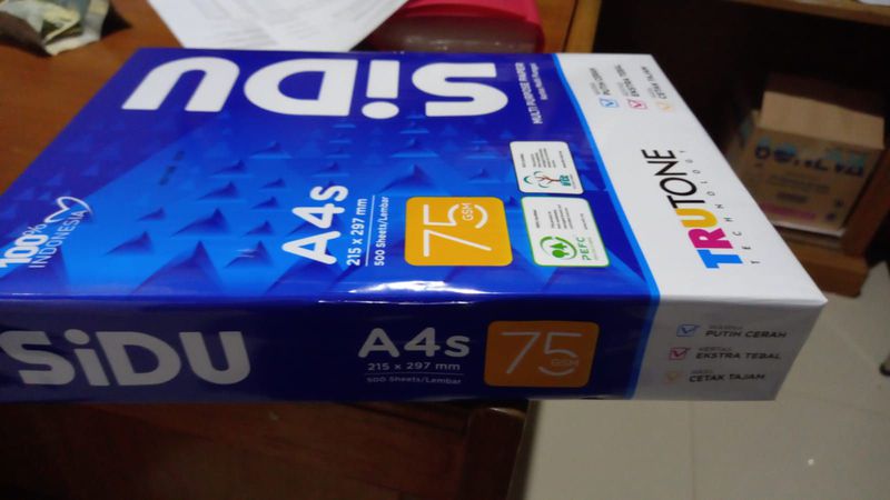 KERTAS HVS A4 75 GRAM / RIM