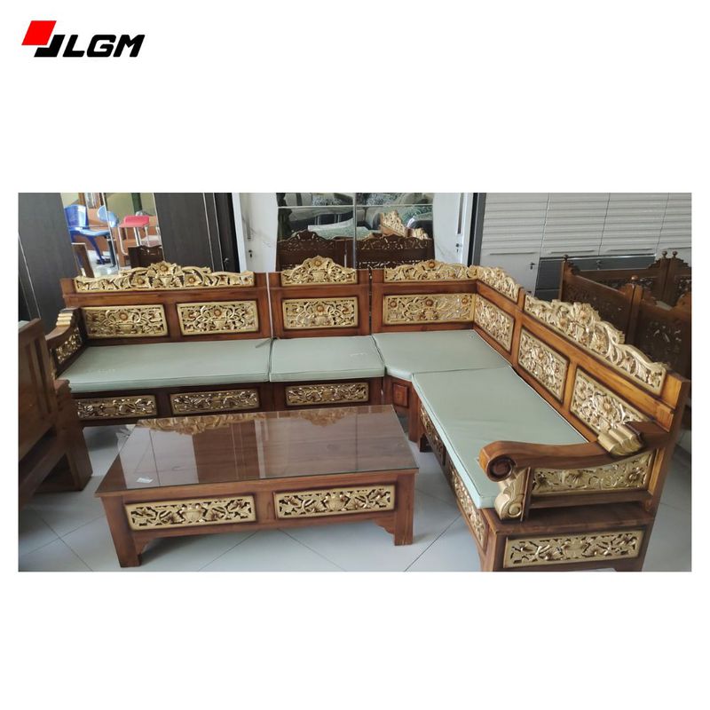 Sofa L | Kayu Jati