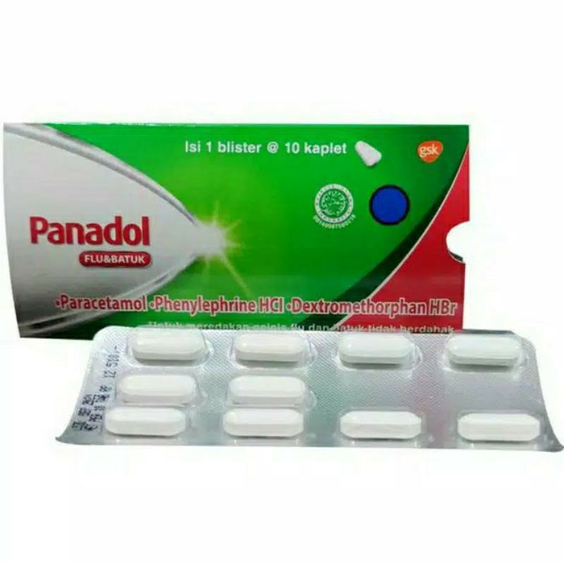 Panadol Flu dan Batuk (Hijau)