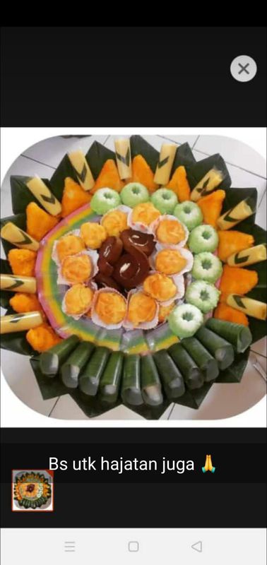 TUMPENG JAJAN PASAR DAN BUBUR KENDIL - Jajan Pasar 2