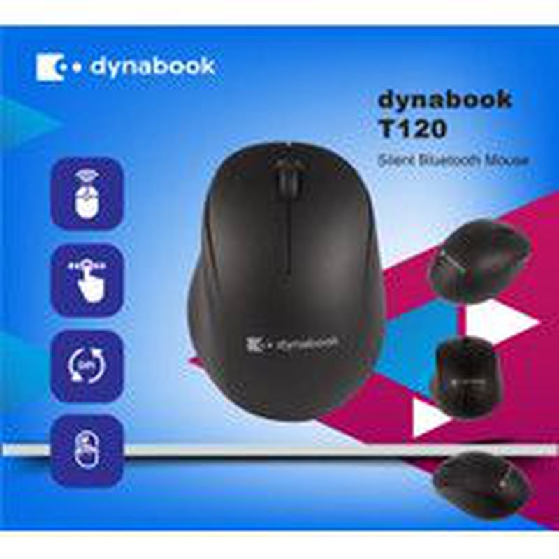 Mouse Bluetooth Dynabook T120 Silent - Black