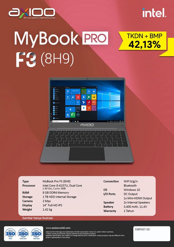 Axioo MyBook Pro F3 (8H9)