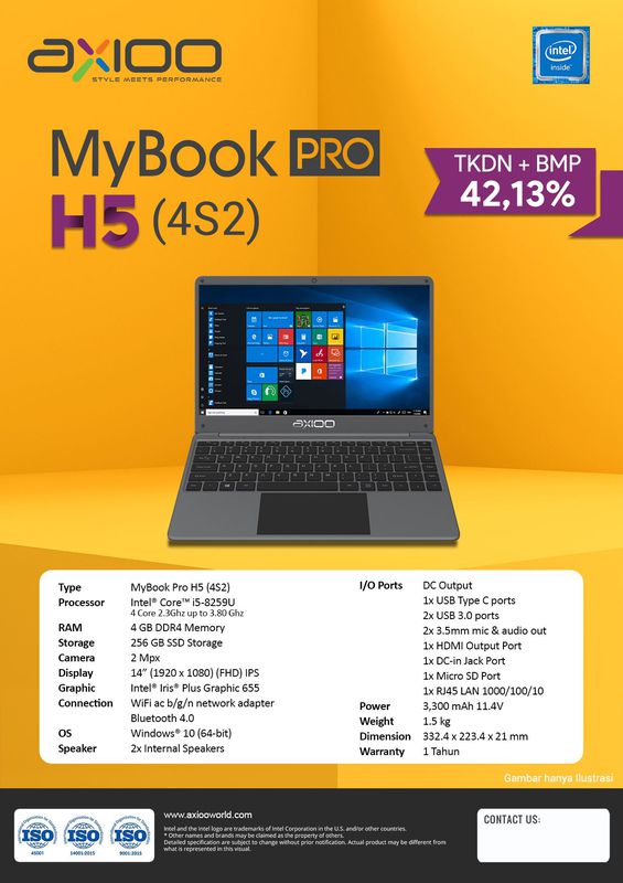 Axioo Mybook Pro H5 (4S2)
