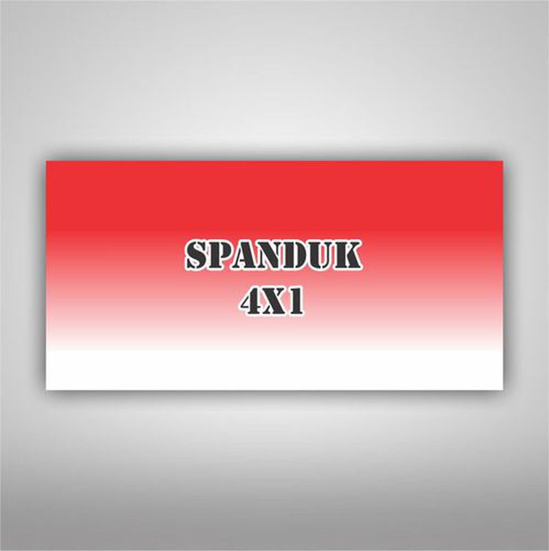 Spanduk 4x1 (Premium)