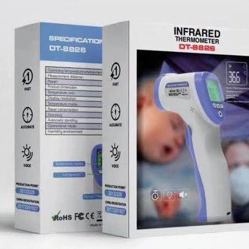 Termometer Infrared Digital DT-8826