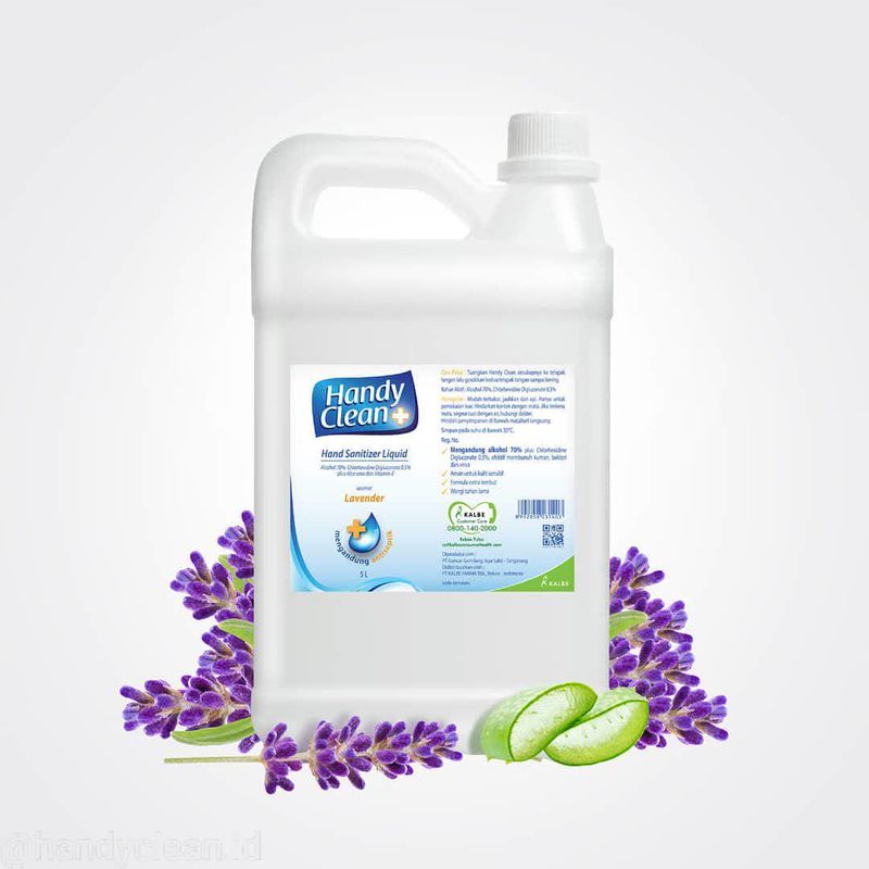 Hand Sanitizer Handy Clean Liquid 5 Liter