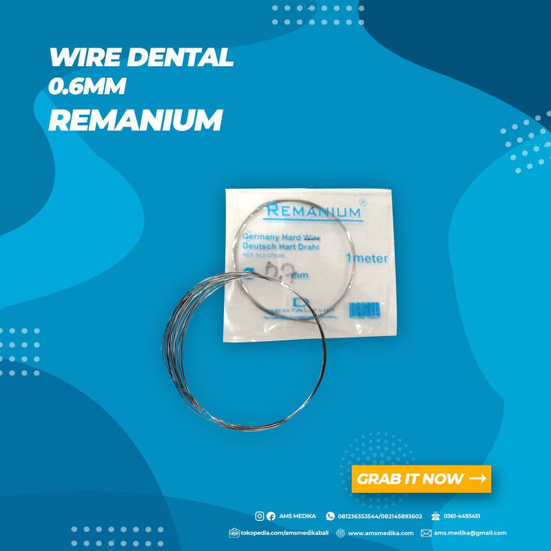 Wire Dental Remanium - 0.6 Mm