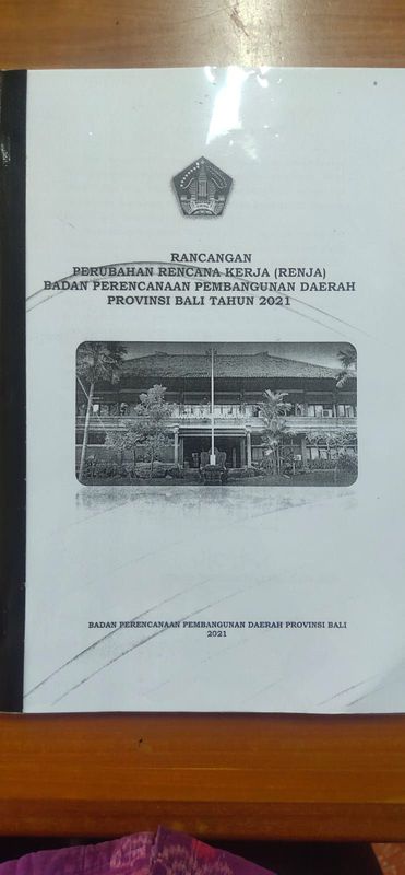 RENJA BAPPEDA PROVINSI BALI TH. 2021