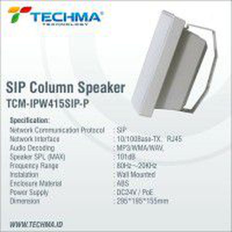 SIP Column Speaker TCM-IPW415SIP-P
