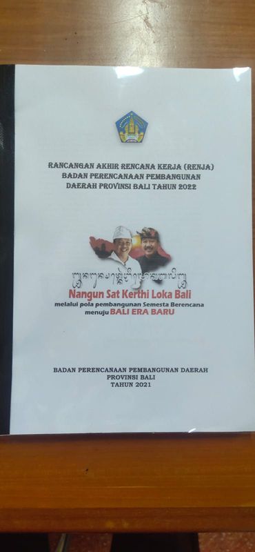 RENJA BAPPEDA PROVINSI BALI TH. 2022