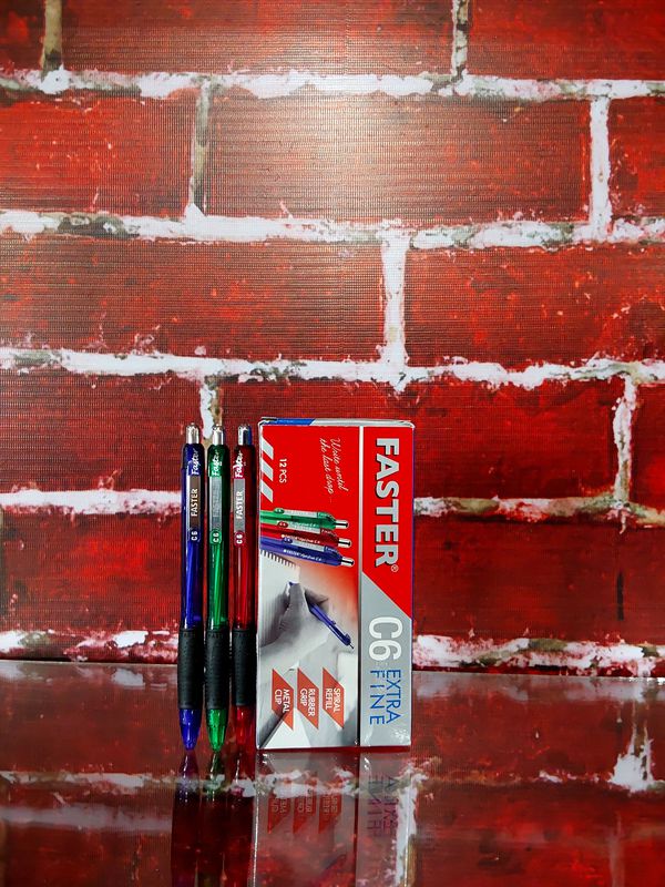 POLPEN FASTER C6 TINDIS HITAM