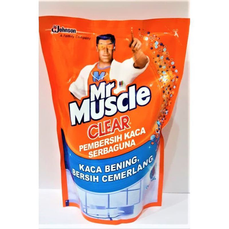Mr. Muscle pembersih kaca 440 ml refil