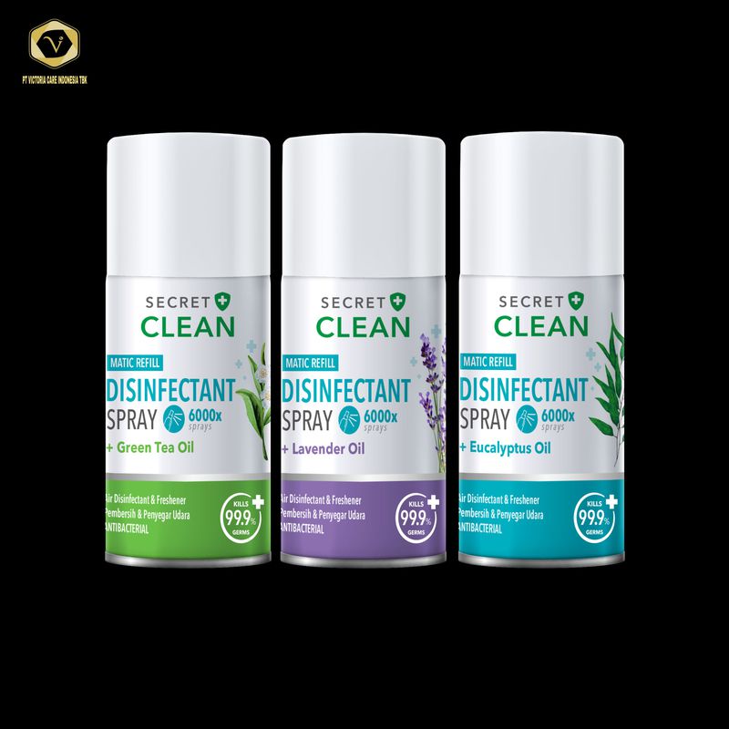 Secret Clean Disinfectant Matic 300 ml | Eucalyptus - Lavender - Green ...