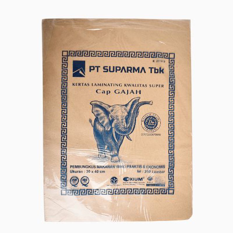 KERTAS MINYAK CAP GAJAH 30x40 ISI 250 LEMBAR