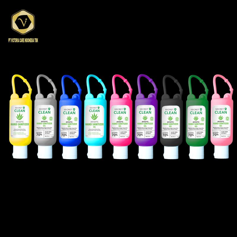 Secret Clean Hand Sanitizer Gel 50 ml with Silikon