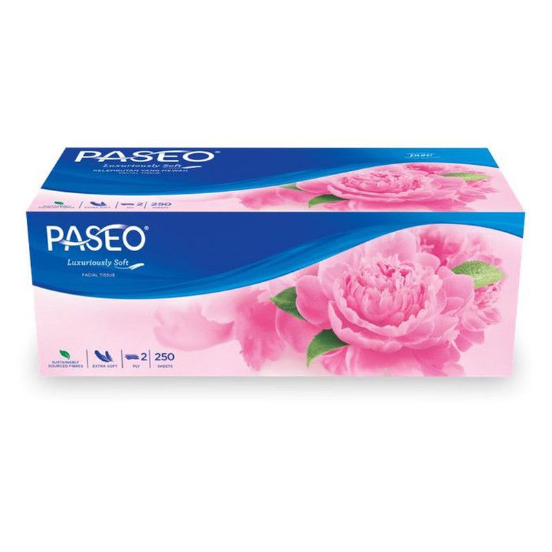 TISSUE PASEO LUXURIOUSLY SOFT KOTAK 120 SHEETS