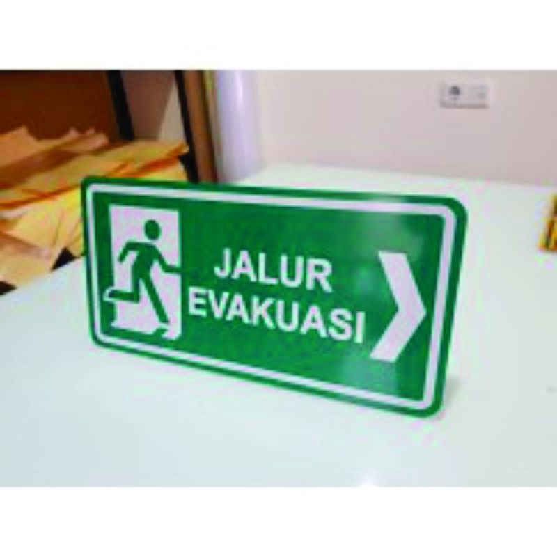 Papan akrilik + Sticker 80x120