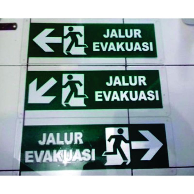 Papan akrilik + Sticker 40x30