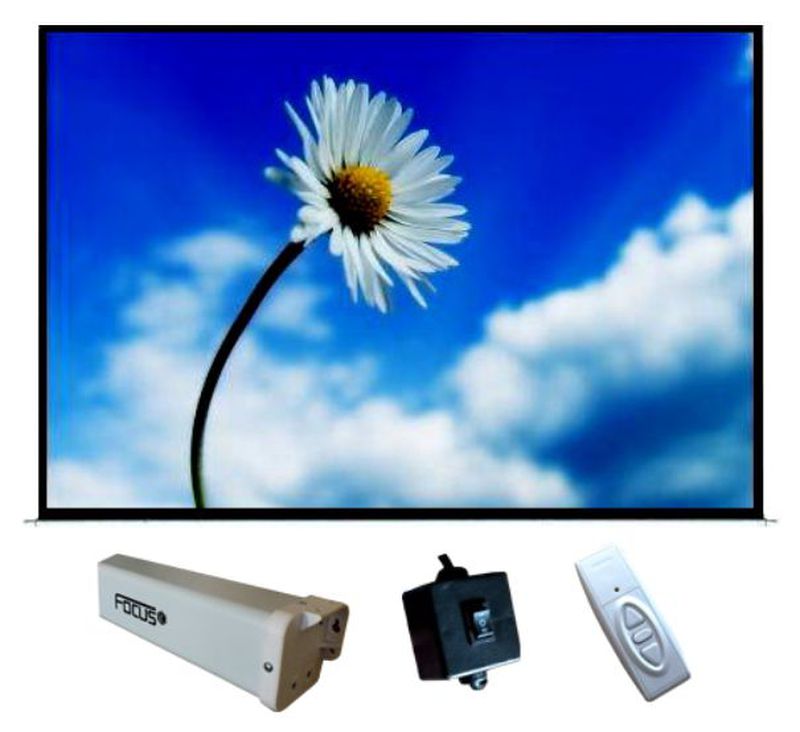 Layar Proyektor Myscreen Motorize Model Focus - Focus VS-120M