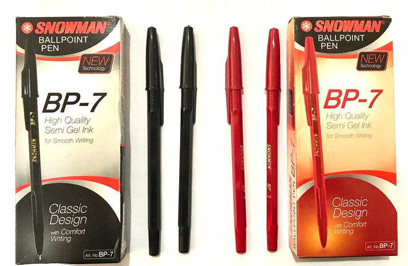 BALLPOINT SNOWMAN BP-7 - Hitam