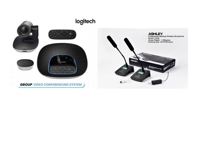 Paket Logitech GROUP Video Conferencing System Cam + Mic Wireless ...