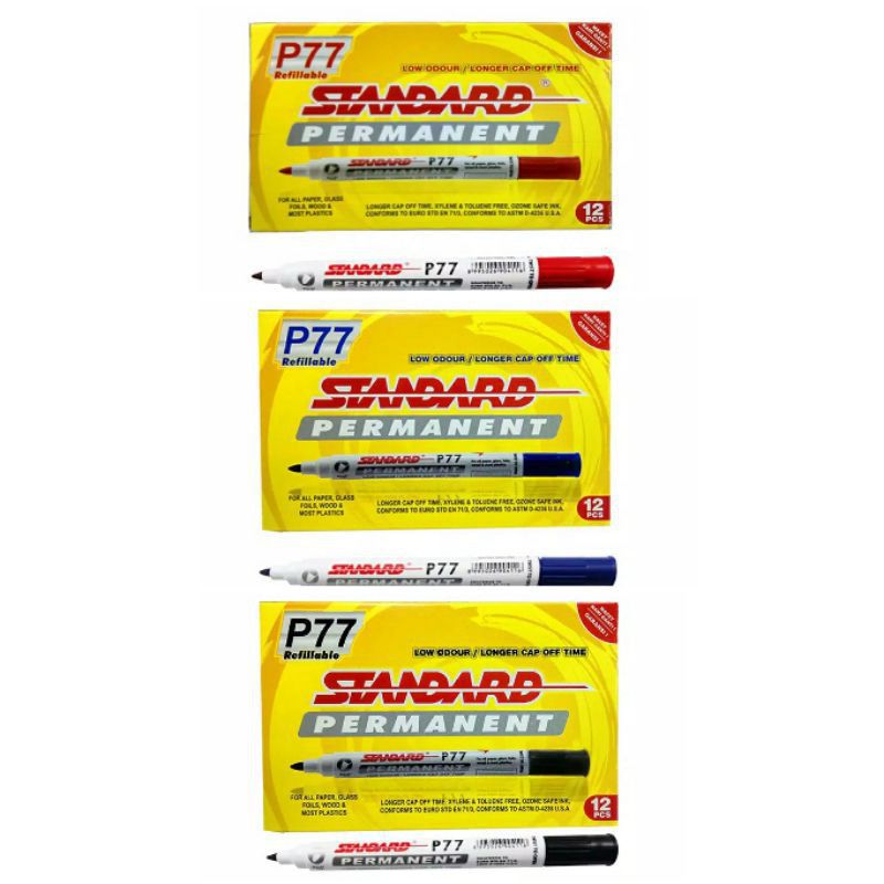 SPIDOL STANDARD PERMANENT P77 - Merah