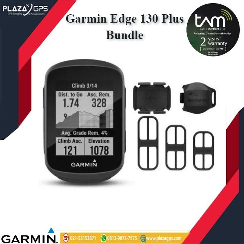 Garmin Edge 130 Plus Bundle GPS Sepeda